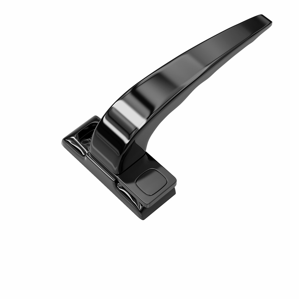 aluminum alloy black powder coating sliding casement window handle CW413A