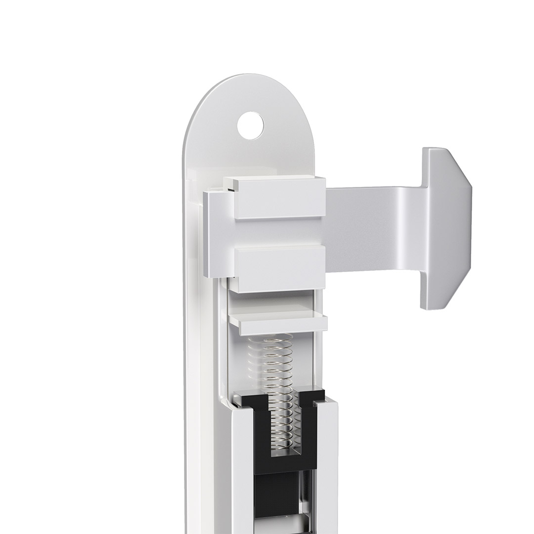 Sliding aluminum alloy white or black color casement window latch lock ...